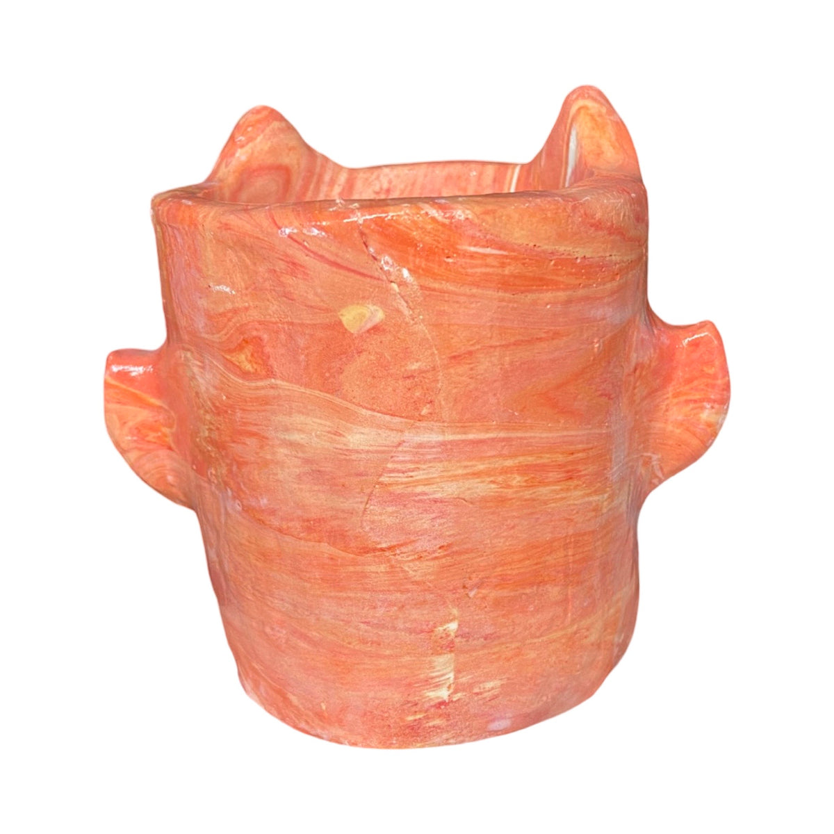 'Sunset Marble' Devil Pot (one off) – PonkyWots