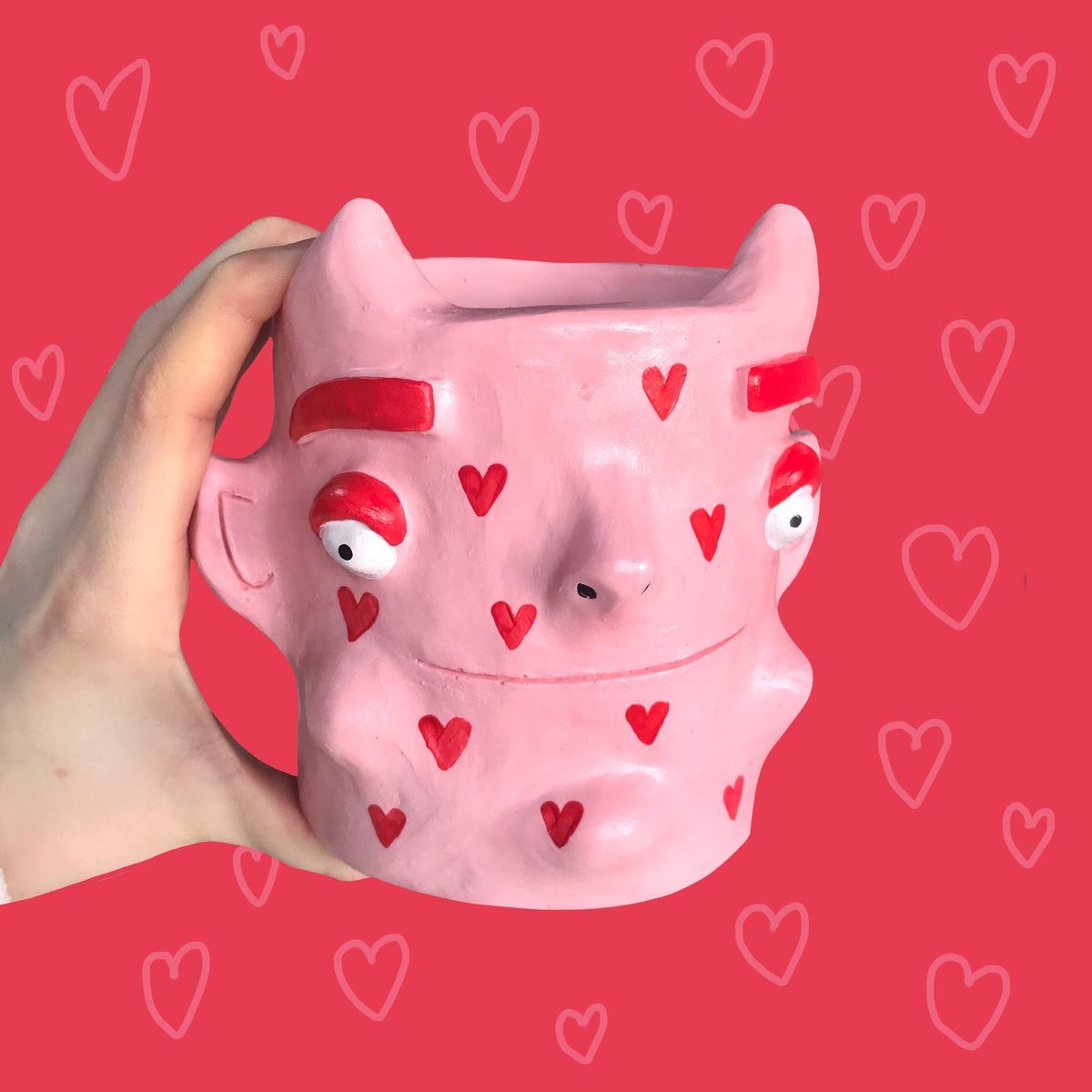 (Pre-Order) Sweetheart Devil Pot – PonkyWots
